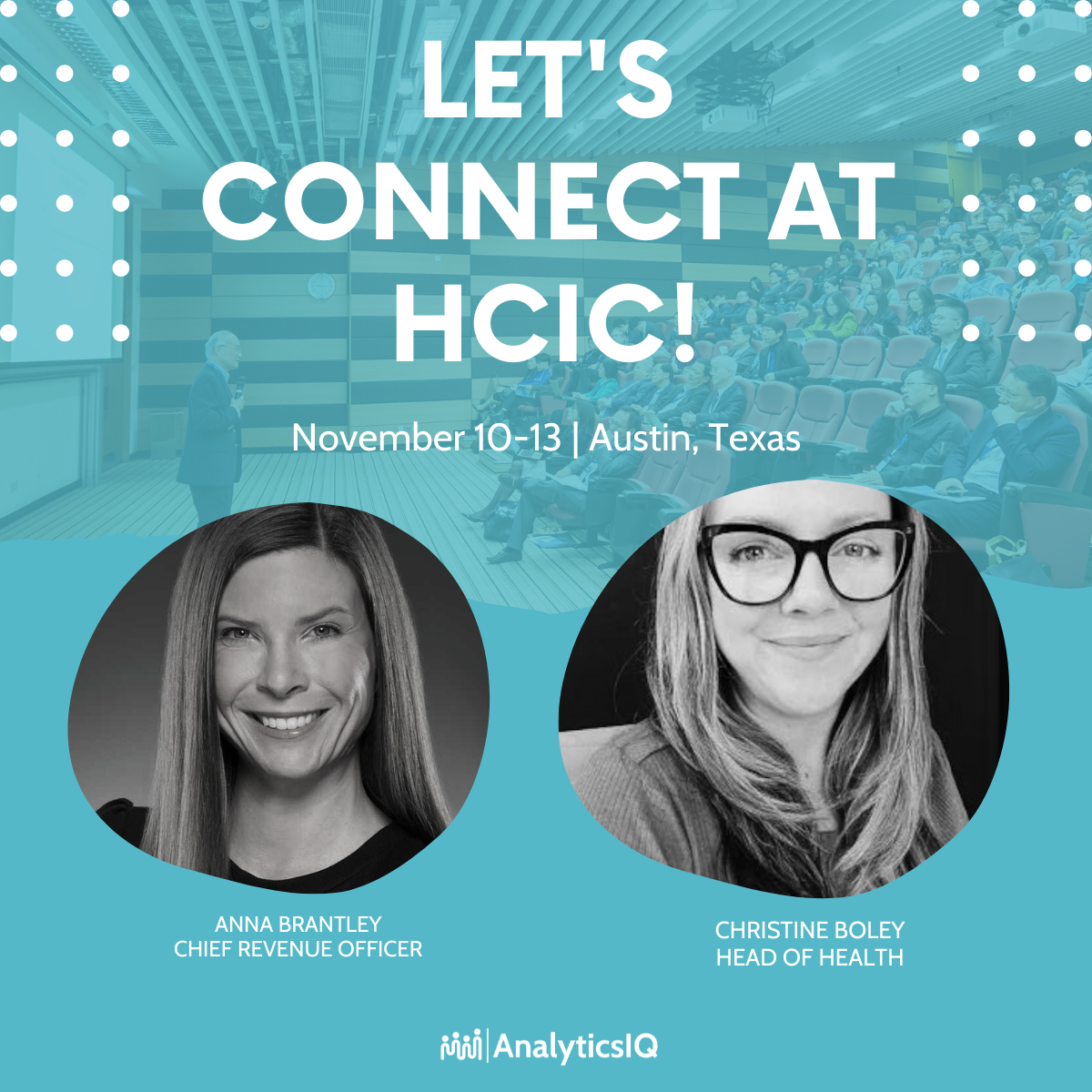 Meet AnalyticsIQ at HCIC 2024